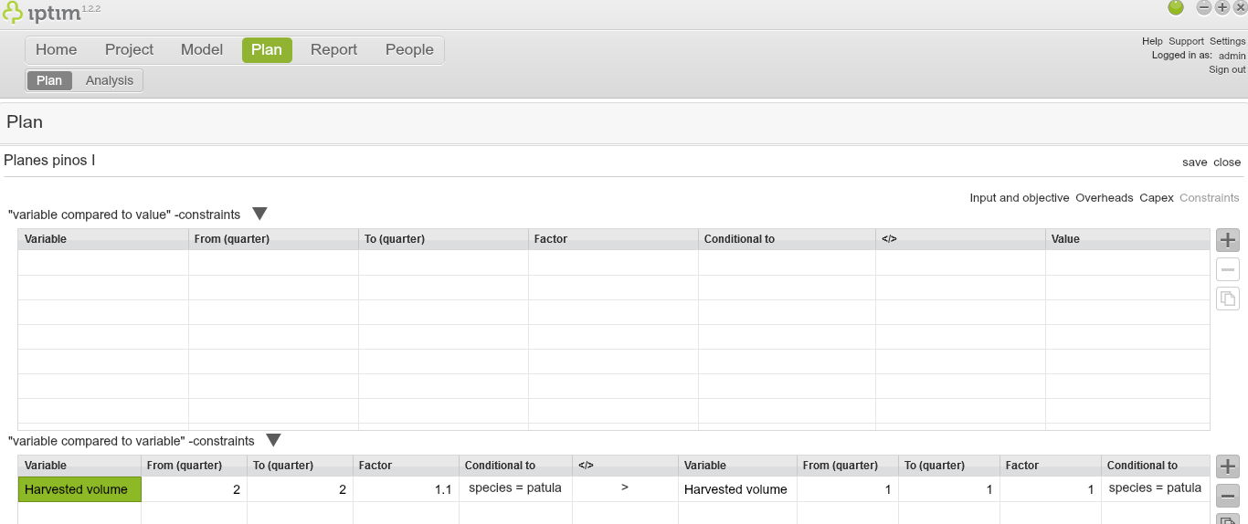 Plan – Support Center