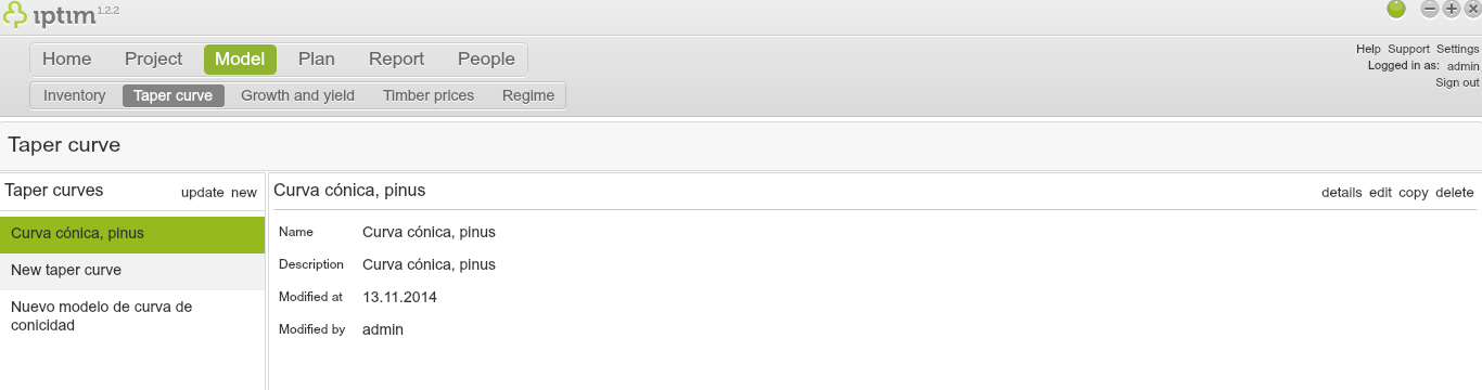 Taper Curve – Support Center