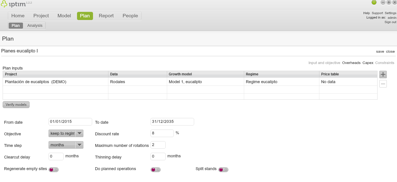 Plan – Support Center
