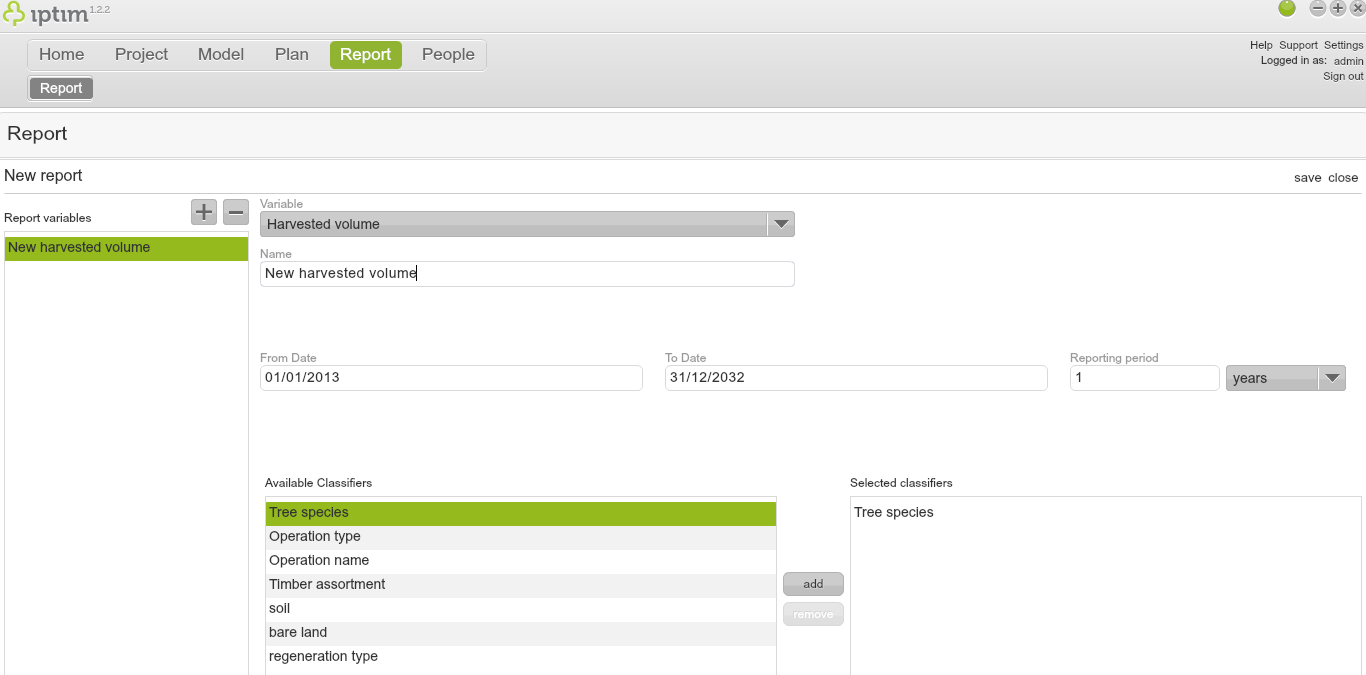 Report – Support Center